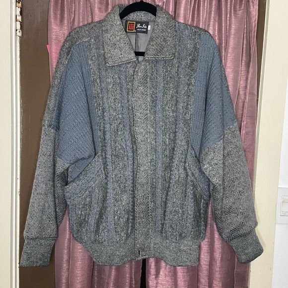 jjj Men’s Wear | Jackets & Coats | Vintage 8s Mens Wear Grey Alpaca ...